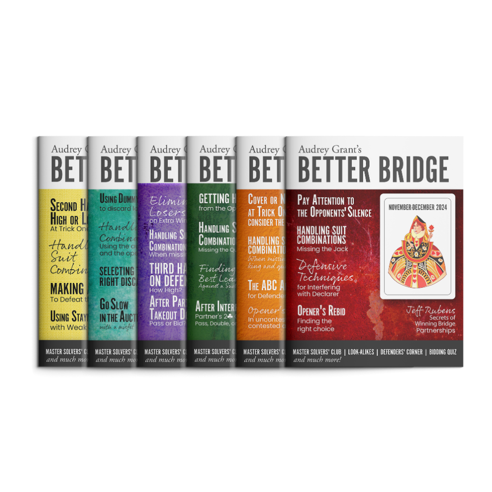 Better Bridge Magazine: The Complete 2024 Collection – Baron Barclay ...
