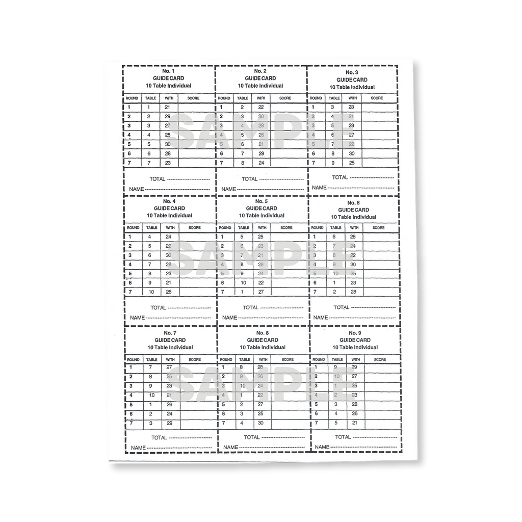 10 Table Ardisson Movement - Printable Download – Baron Barclay Bridge ...