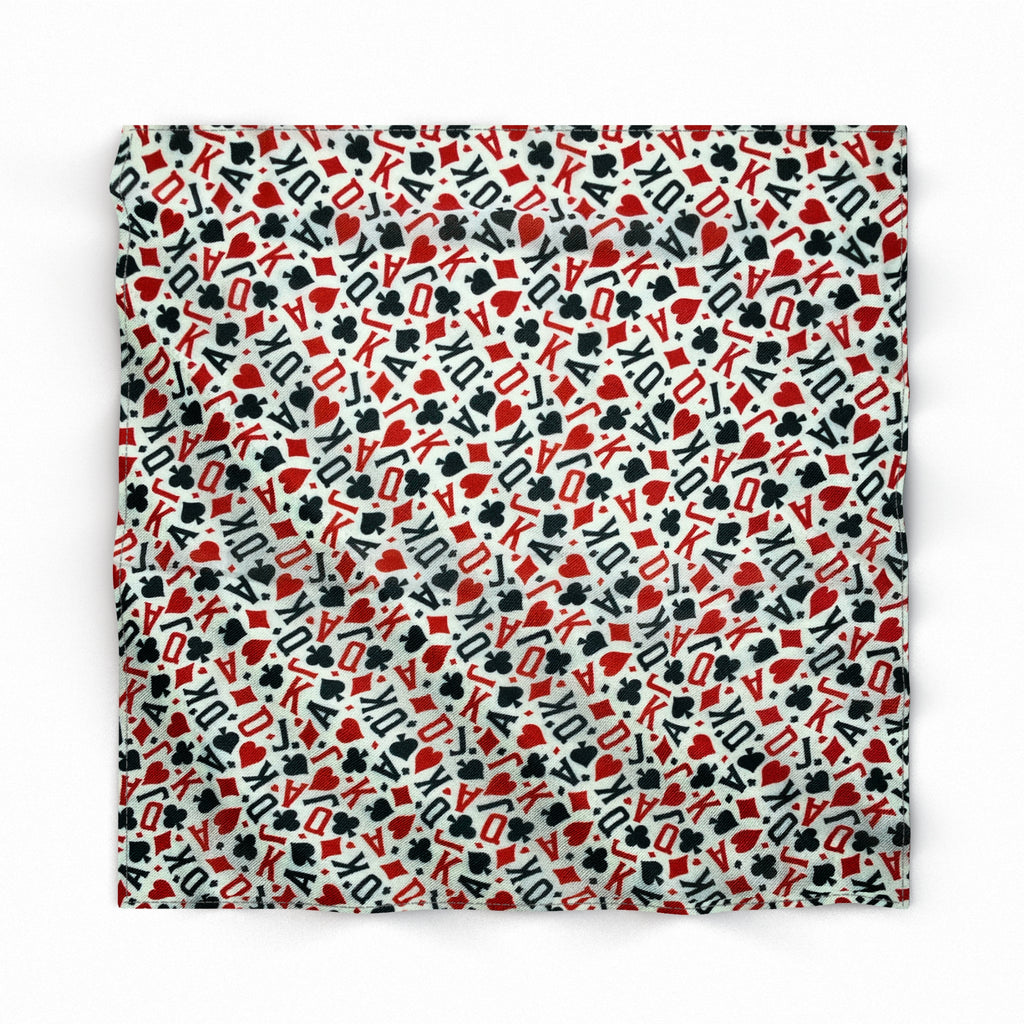 Satin Card Symbol Scarf – Baron Barclay Bridge Supply