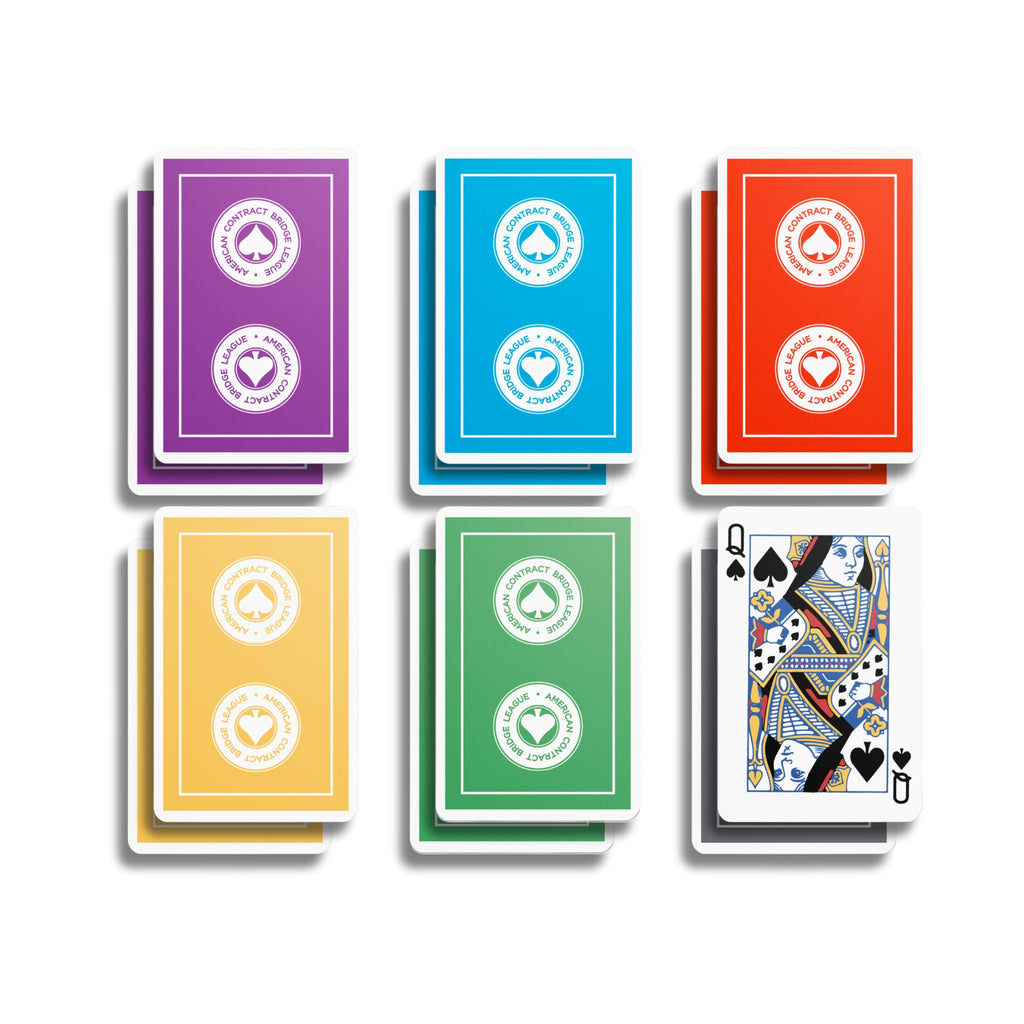 Traditional Coated ACBL Bridge Playing Cards (Regular) - 12 Cellophane ...