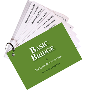 Basic Quick Reference Deck – Baron Barclay Bridge Supply