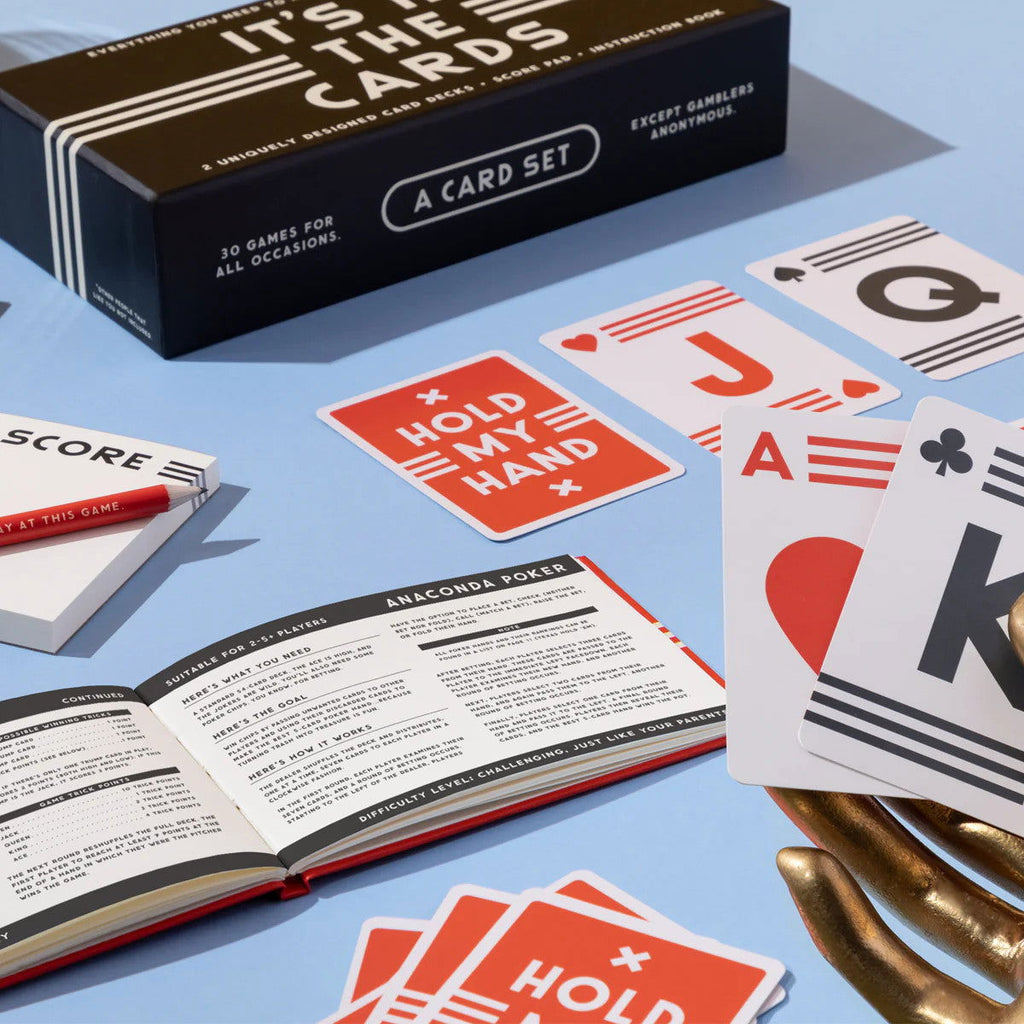 It's in the Cards Playing Card Game Set – Baron Barclay Bridge Supply