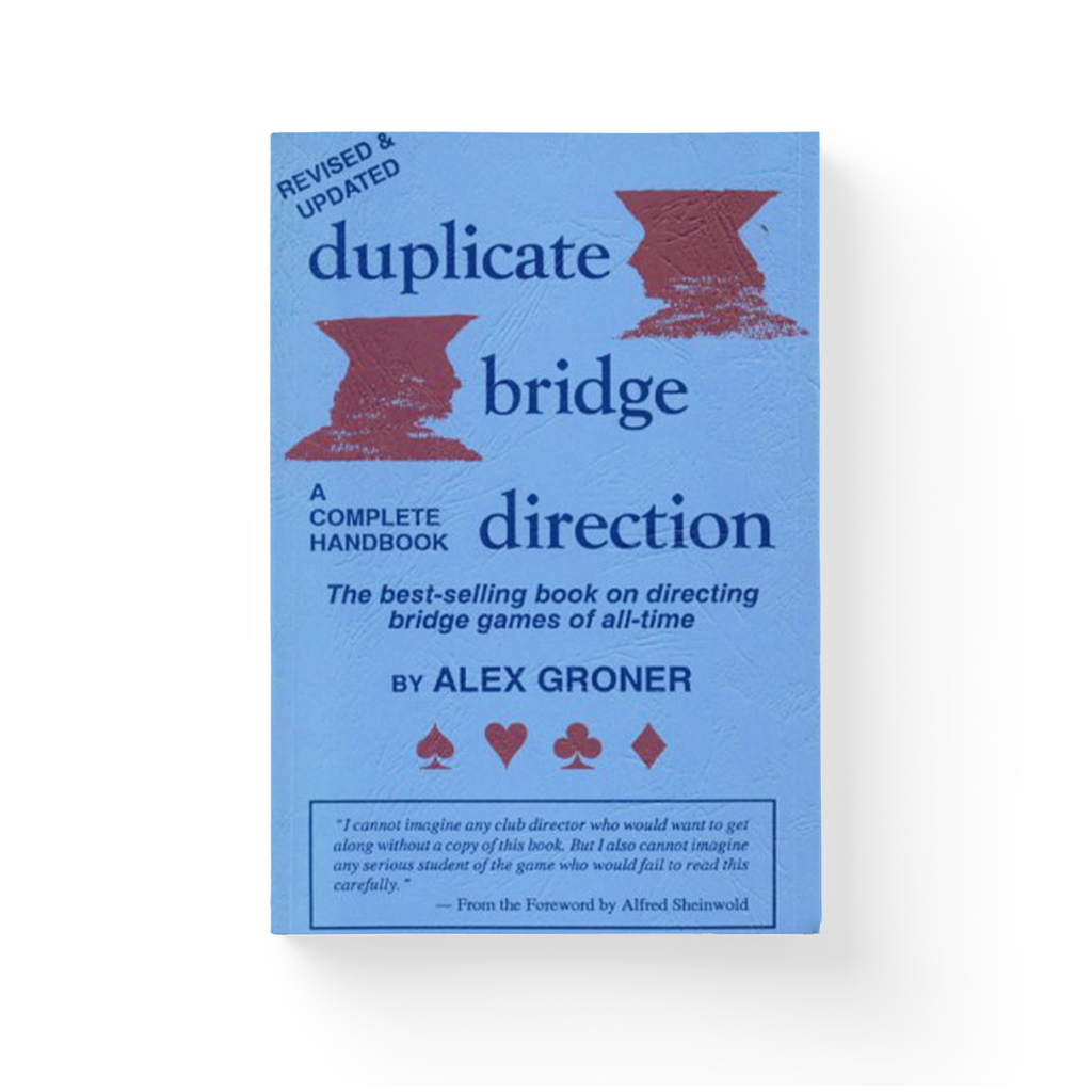 Duplicate Bridge Direction – Baron Barclay Bridge Supply