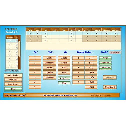 Duplicatescoring- One Year Subscription – Baron Barclay Bridge Supply