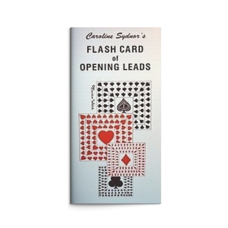 Flashcard Of Opening Leads – Baron Barclay Bridge Supply