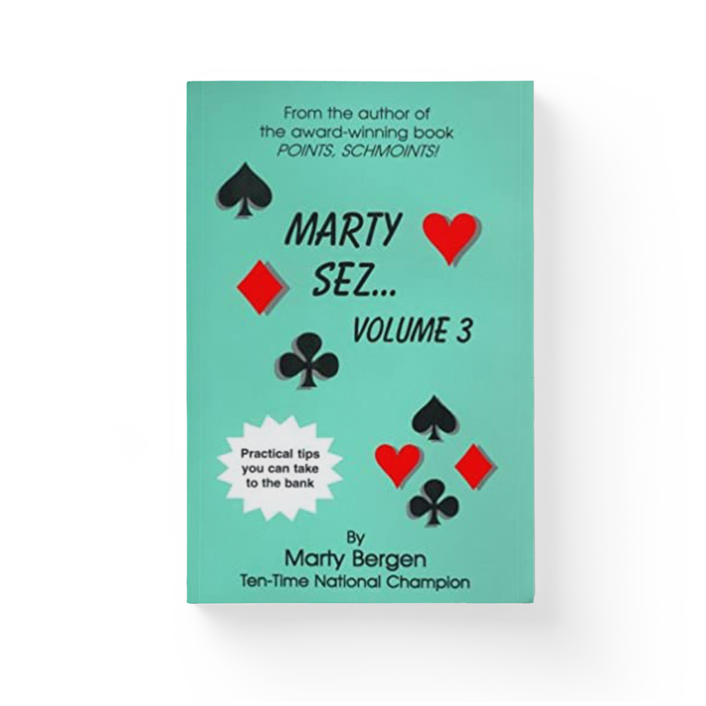 Marty Sez- Volume 3 – Baron Barclay Bridge Supply