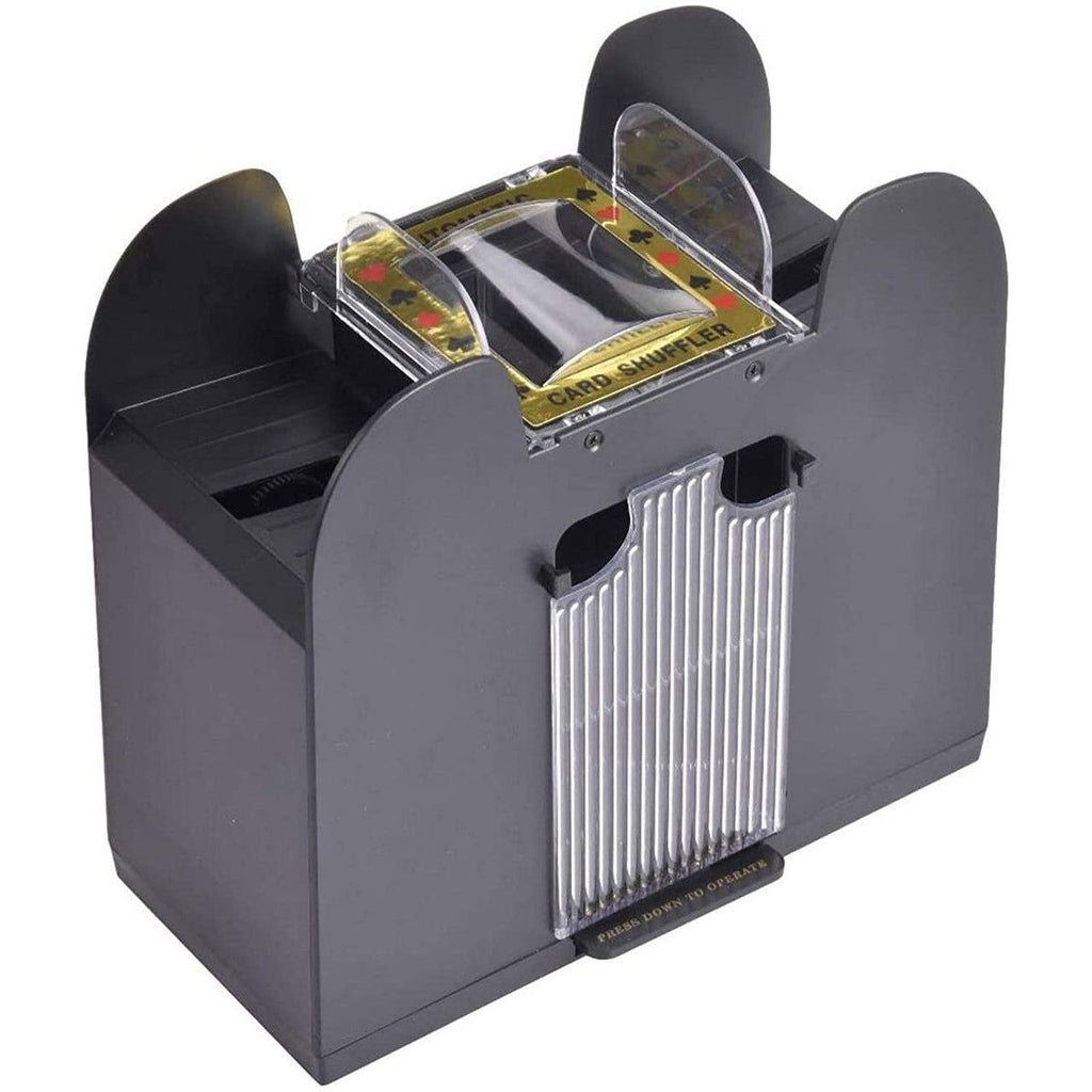 Six Deck Automatic Card Shuffler – Baron Barclay Bridge Supply
